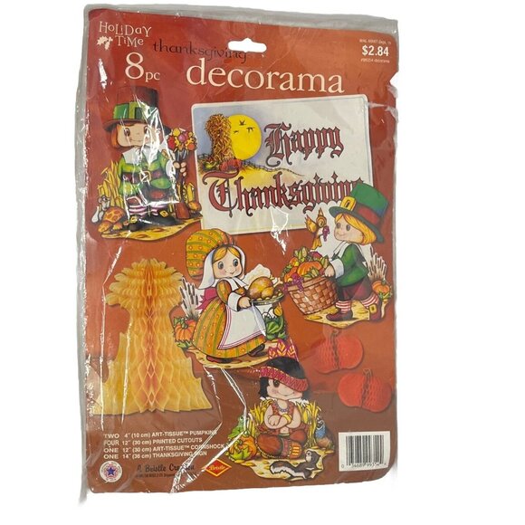 Beistle | Holiday | Vintage 995 Beistle 8 Pc Thanksgiving Centerpiece ...